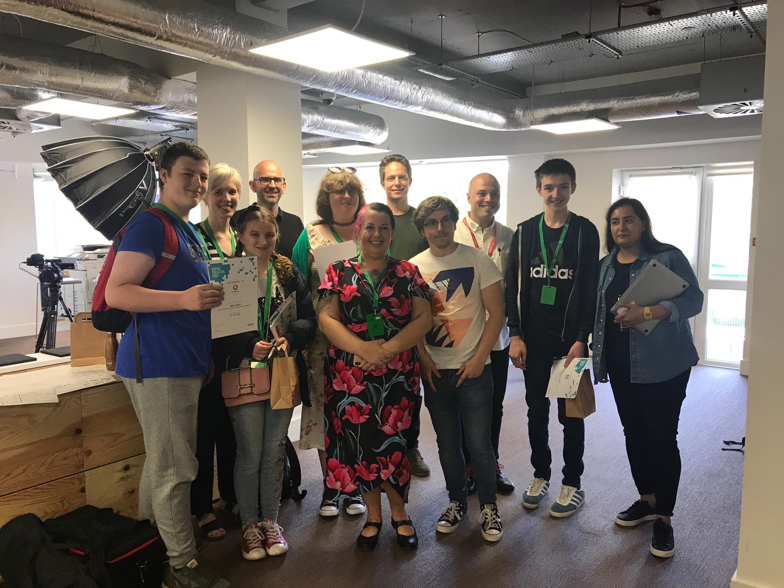 Vodafone UK taught a lesson by Digital Day students | BIMA