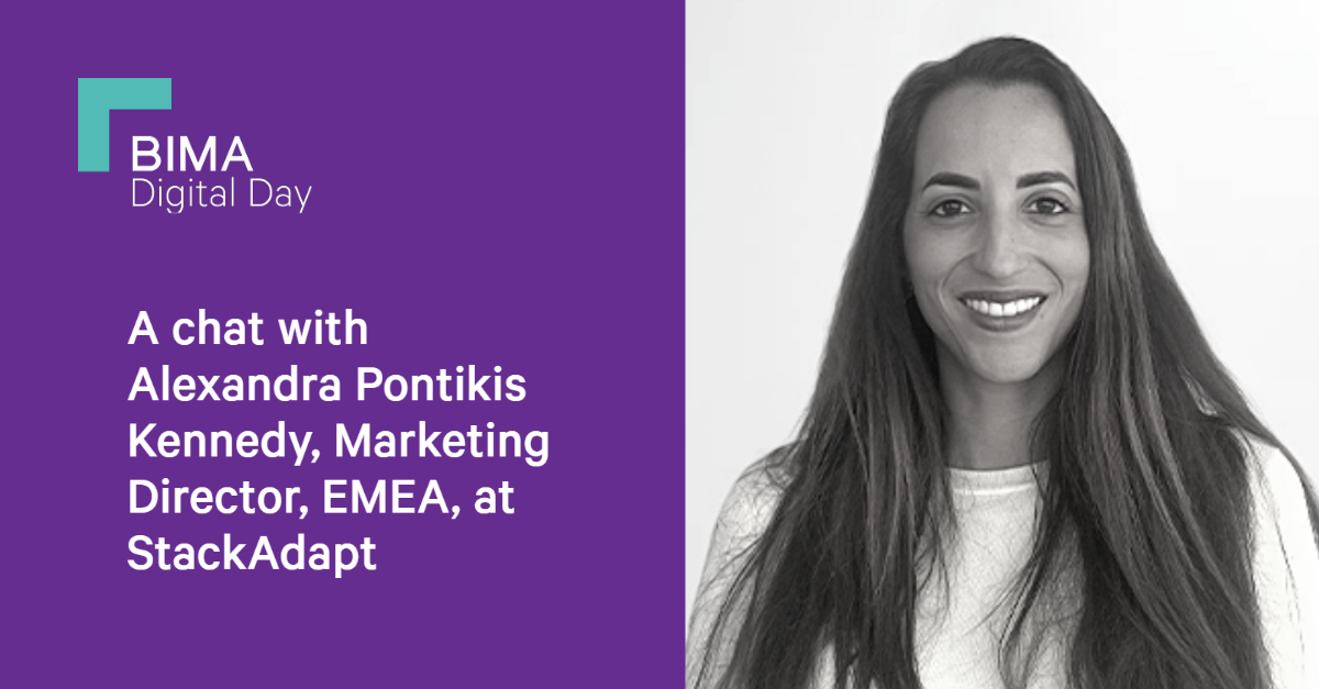 BIMA Digital Day: a chat with Alexandra Pontikis Kennedy, Marketing Director, EMEA, at ...