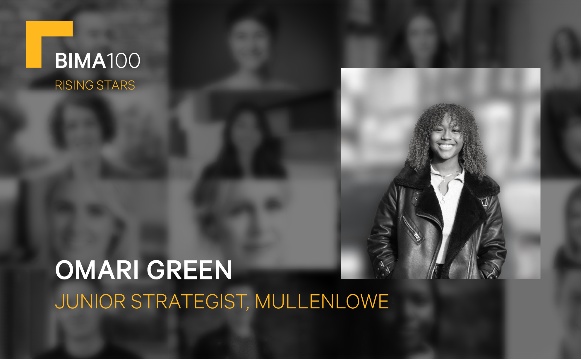 BIMA 100 2023, an interview with Omari Green | BIMA