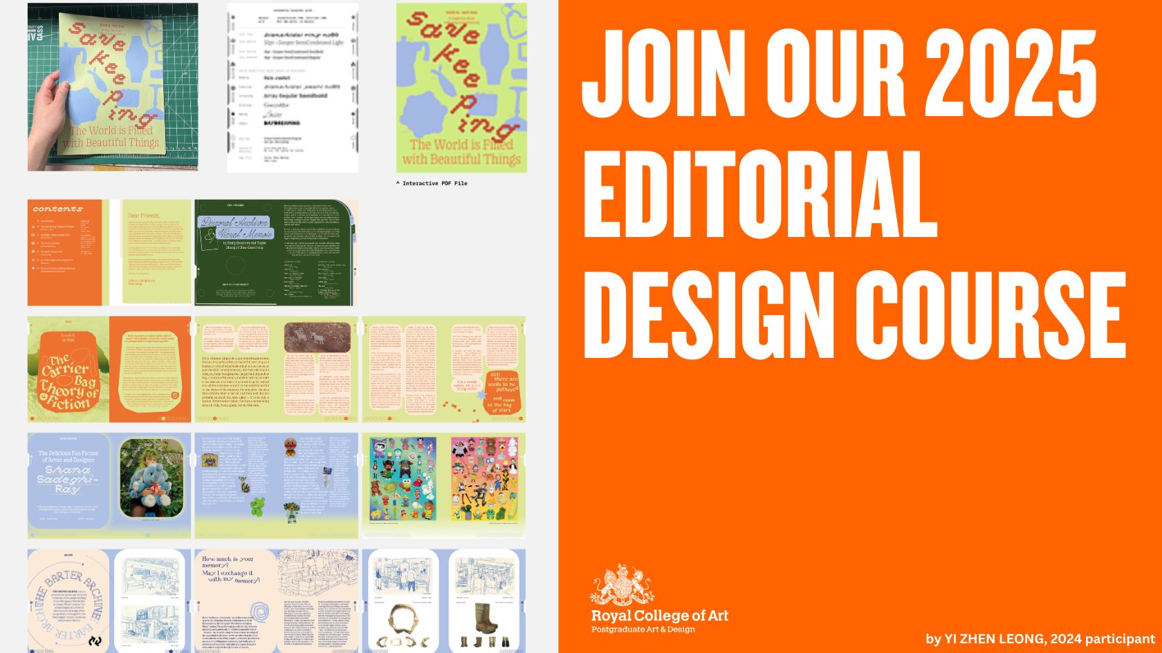RCA Editorial Design Short Course | BIMA